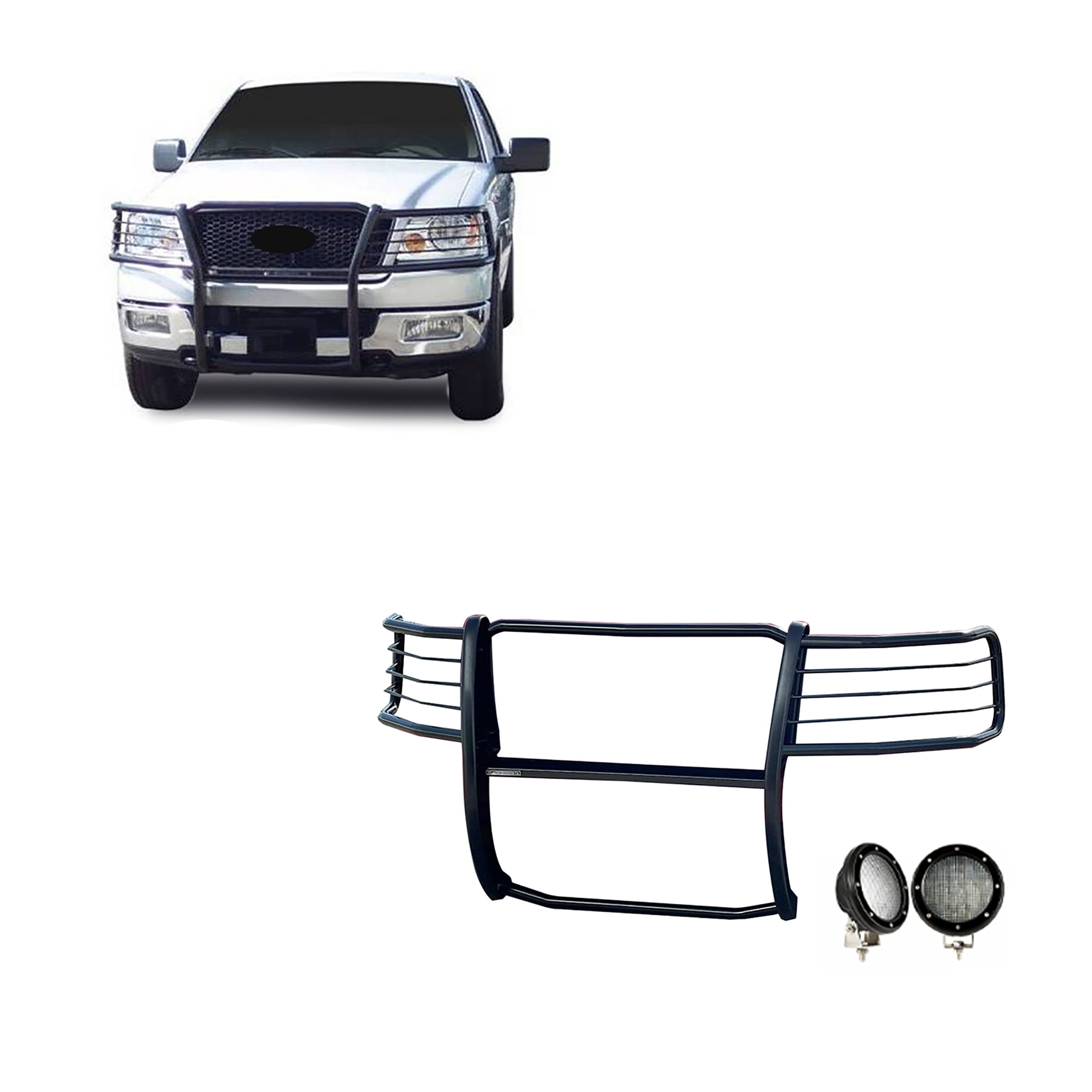 Black Horse Off Road 17FP28MAPLFB Grille Guard Kit for Ford F150 ...