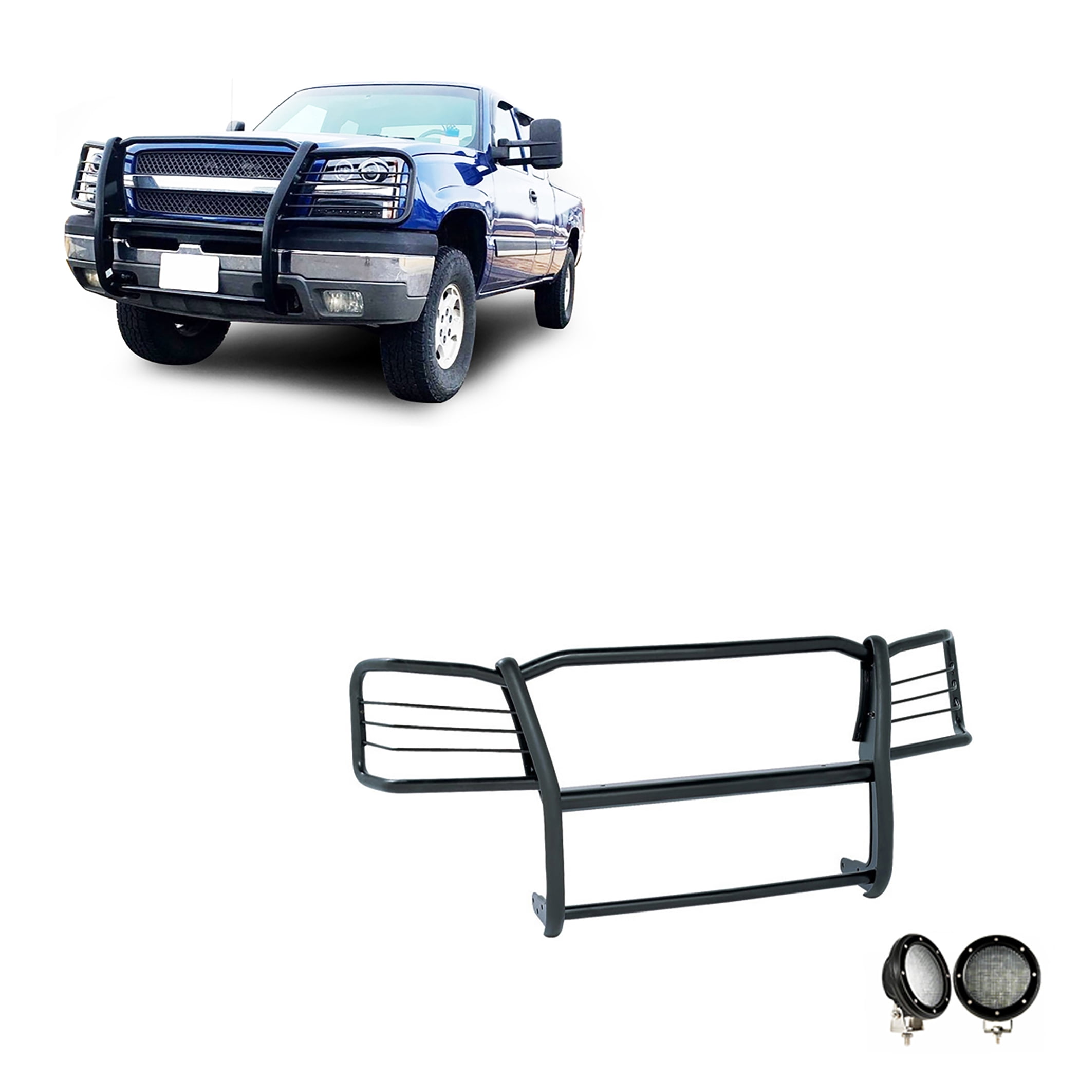 Black Horse Off Road 17GT25MAPLFB Grille Guard Kit - Walmart.com