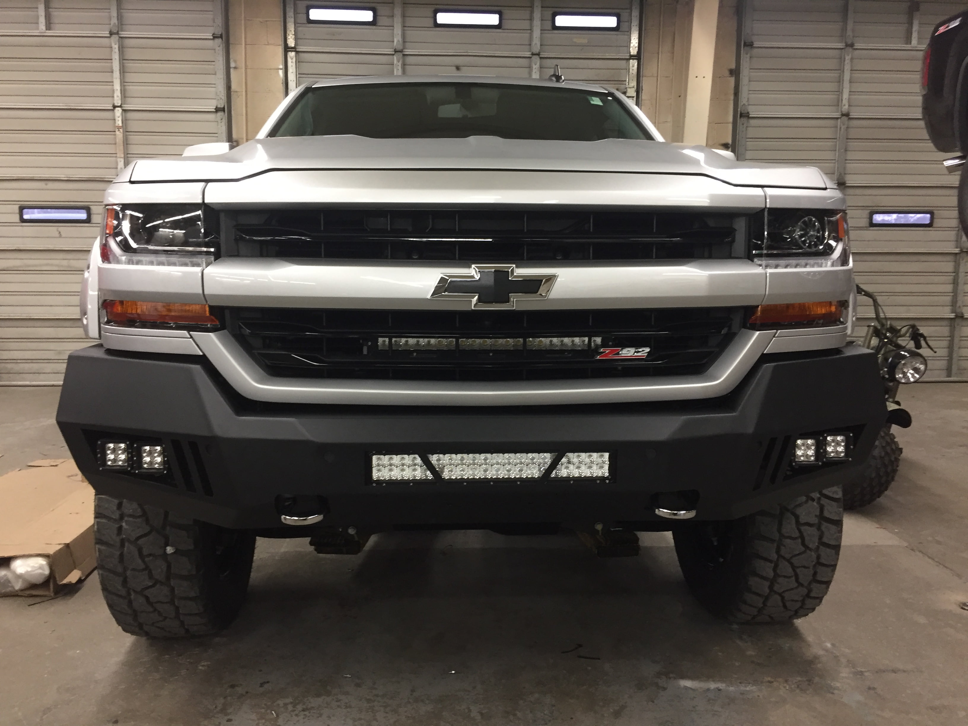 Black Horse Off Road Armour Heavy Duty Front Bumper Matte Black Steel ...