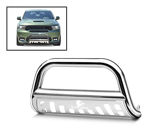 Black Horse Stainless Steel Bull Bar Skid Plate Compatible with 2011 ...