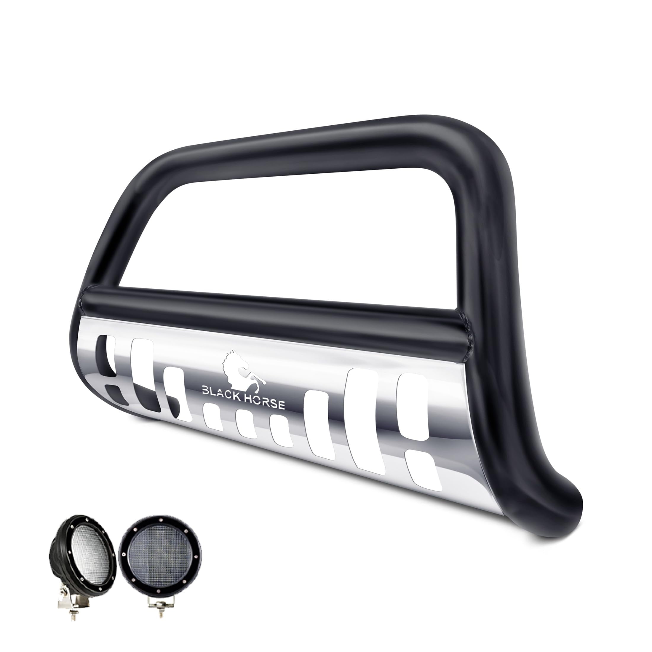 Black Horse Off Road CBBSNIB1401SPPLFB Bull Bar Kit - Walmart.com