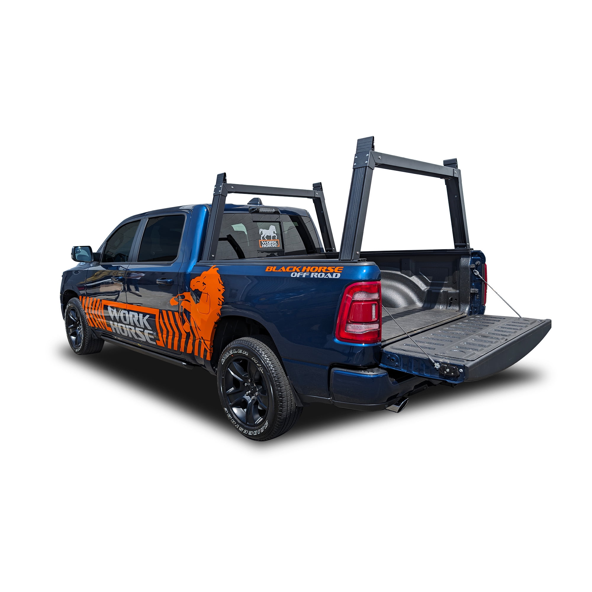 Black Horse Off Road CSURHD8B Heavy Duty Ladder Rack - Walmart.com