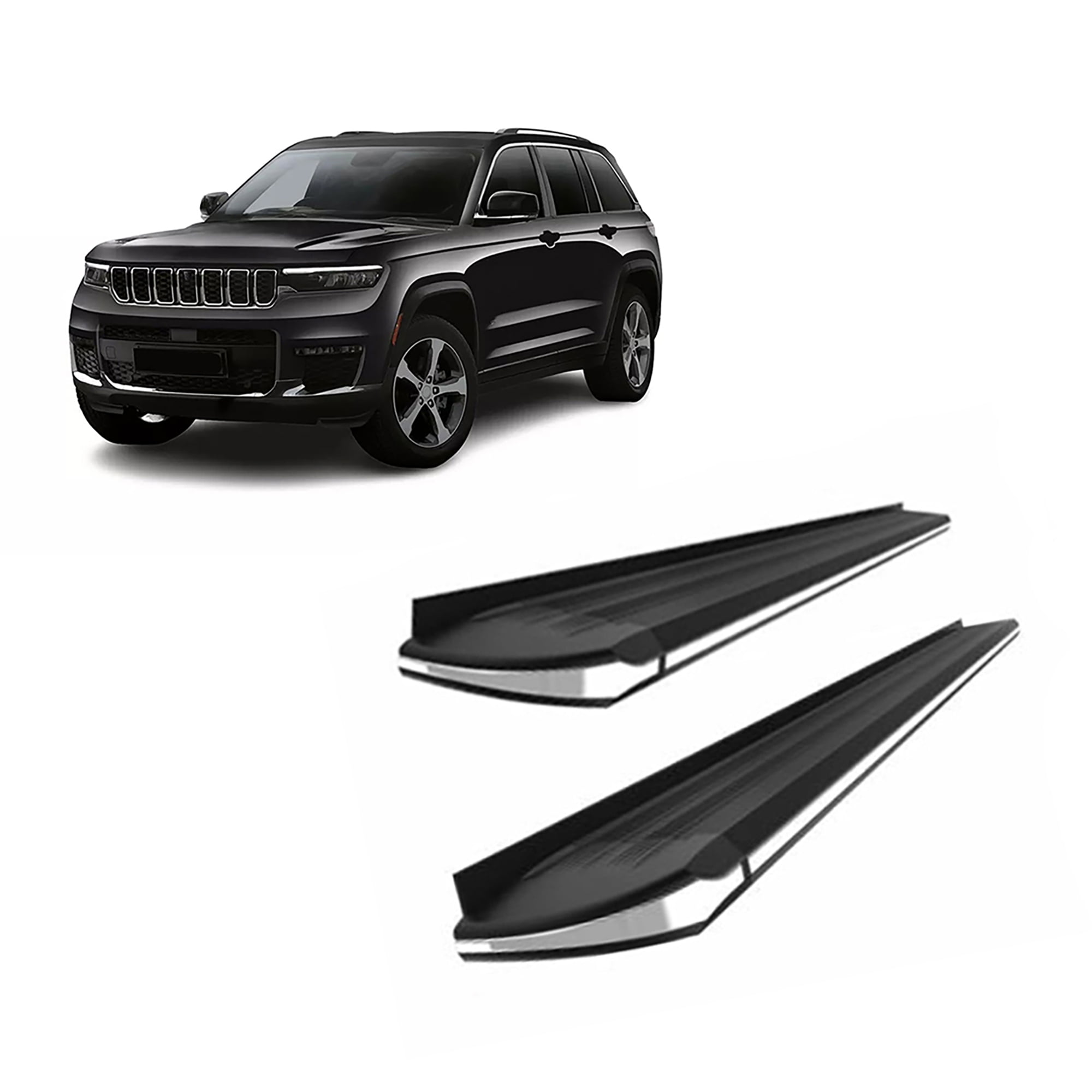 Black Horse Off Road EXJ570 Exceed Running Boards for Jeep Grand ...