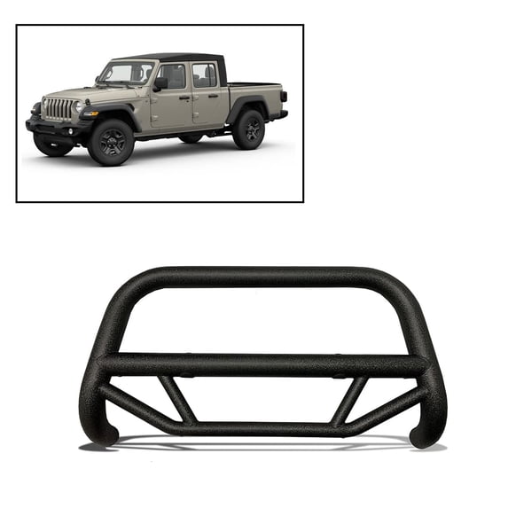 Black Horse Off Road MBTMJ105 Max T Bull Bar for Jeep Gladiator ...