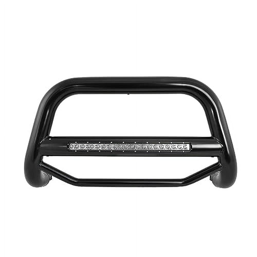 Black Horse Off Road Max Beacon Bull Bar Black Steel Mab Hob3301b ...
