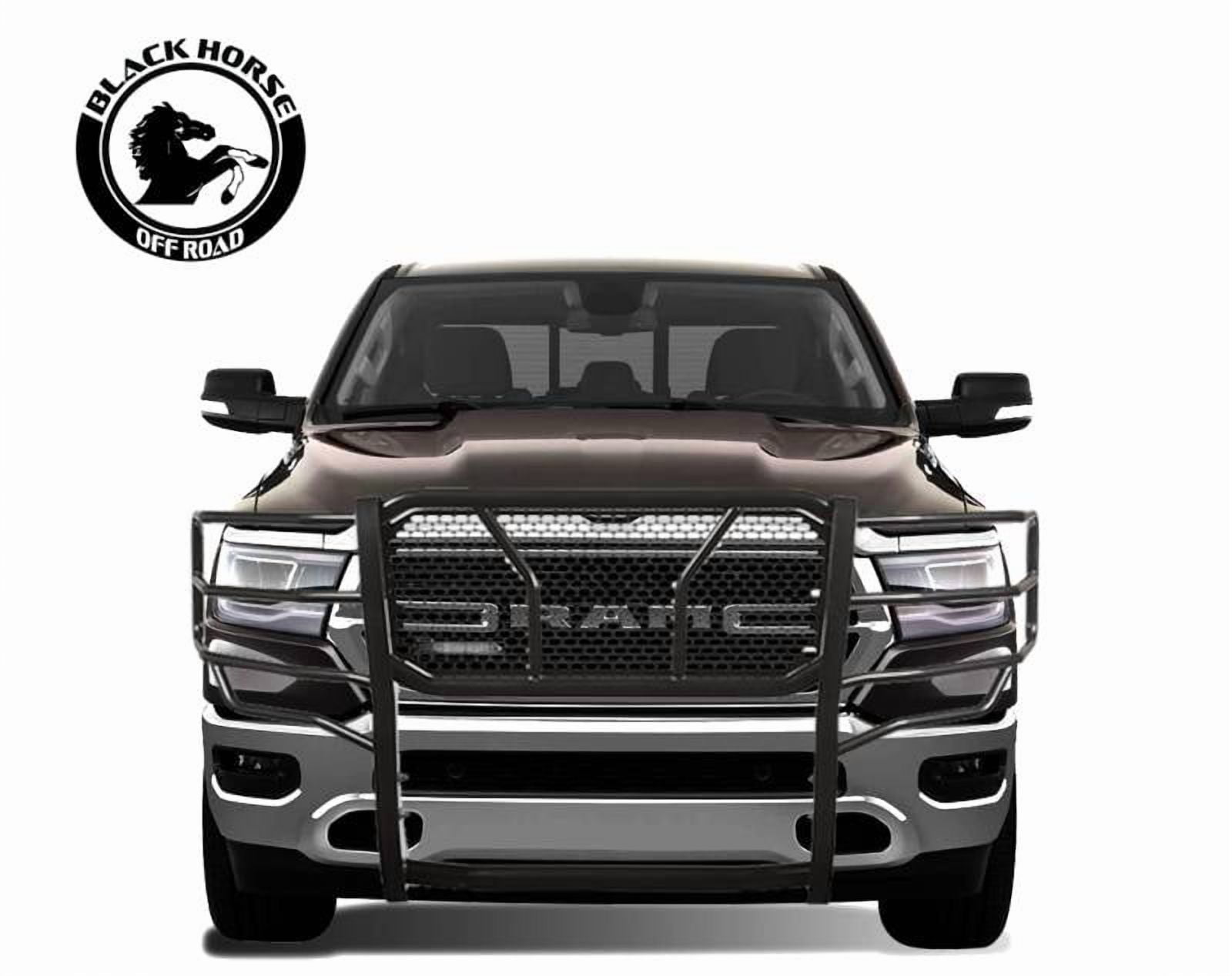 Black Horse Rugged Grille Guard, Steel, Fits 2019-20 RAM 1500 CLASSIC ...