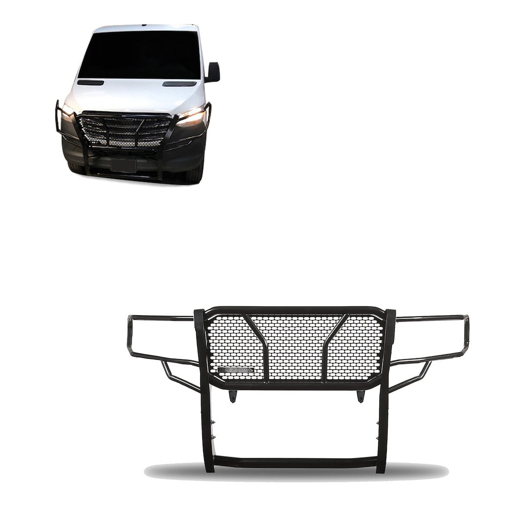 Black Horse Off Road Rugged Heavy Duty Grille Guard Black Steel Ru ...