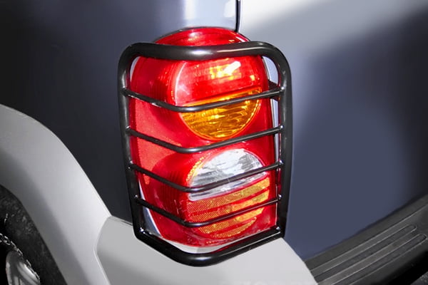 Black Horse Off Road Tail Light Guards Black Steel 7G086106a Fits ...