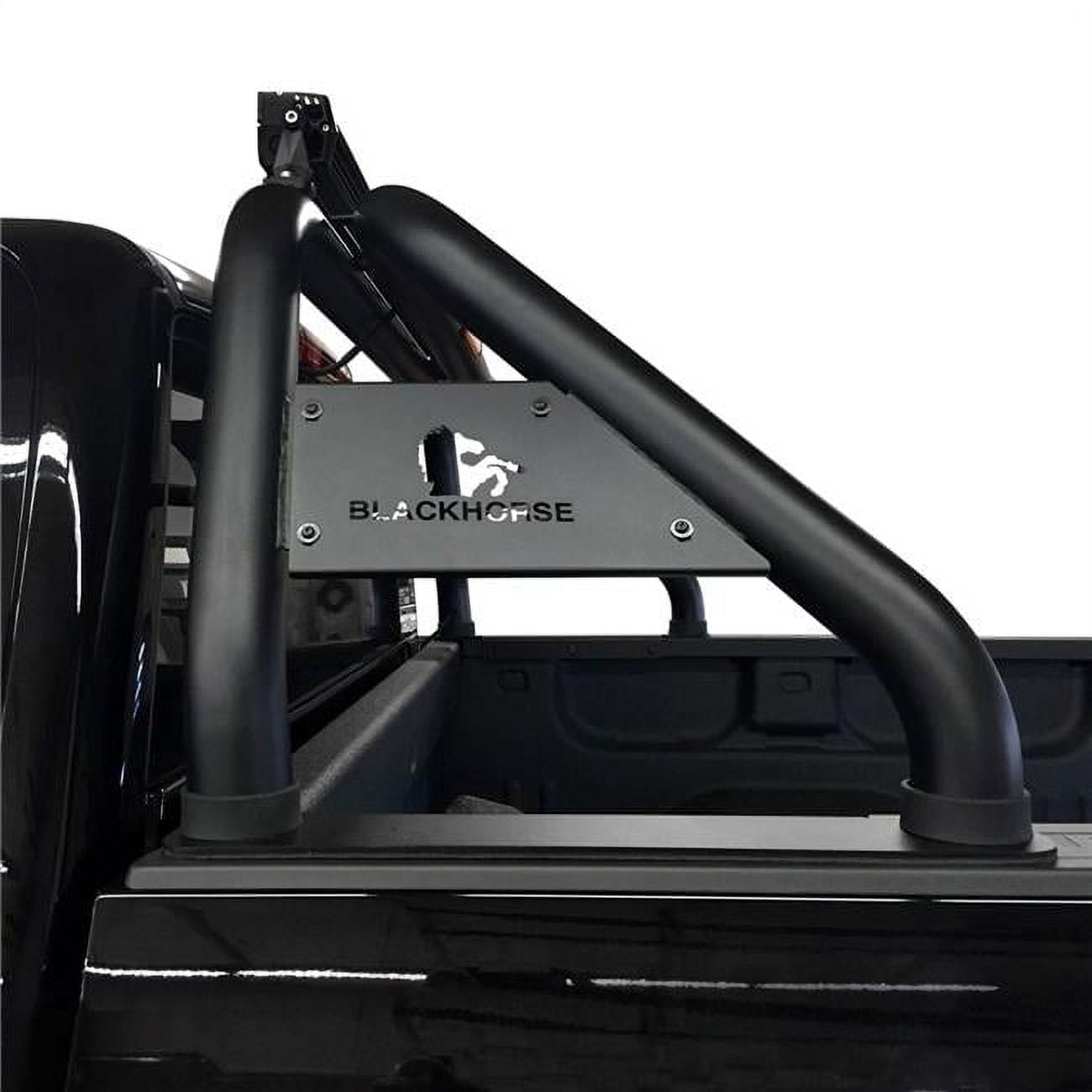Black Horse Offroad RB015BK Tubular Powder Coated Steel Truck Bed Bar ...