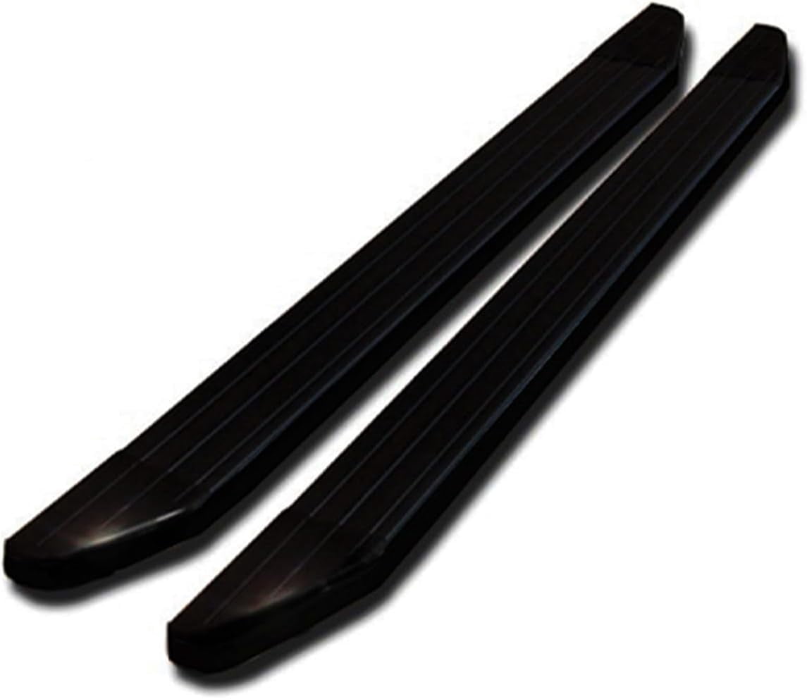 Black Horse Peerless Running Boards Black Compatible with 2024-2025 ...