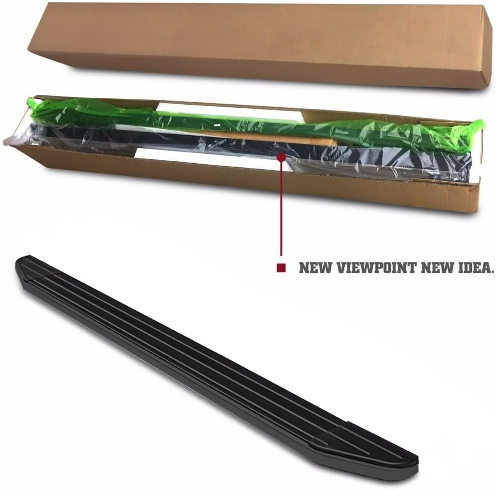 Black Horse Premium Running Boards Black Compatible with 2023-2025 ...