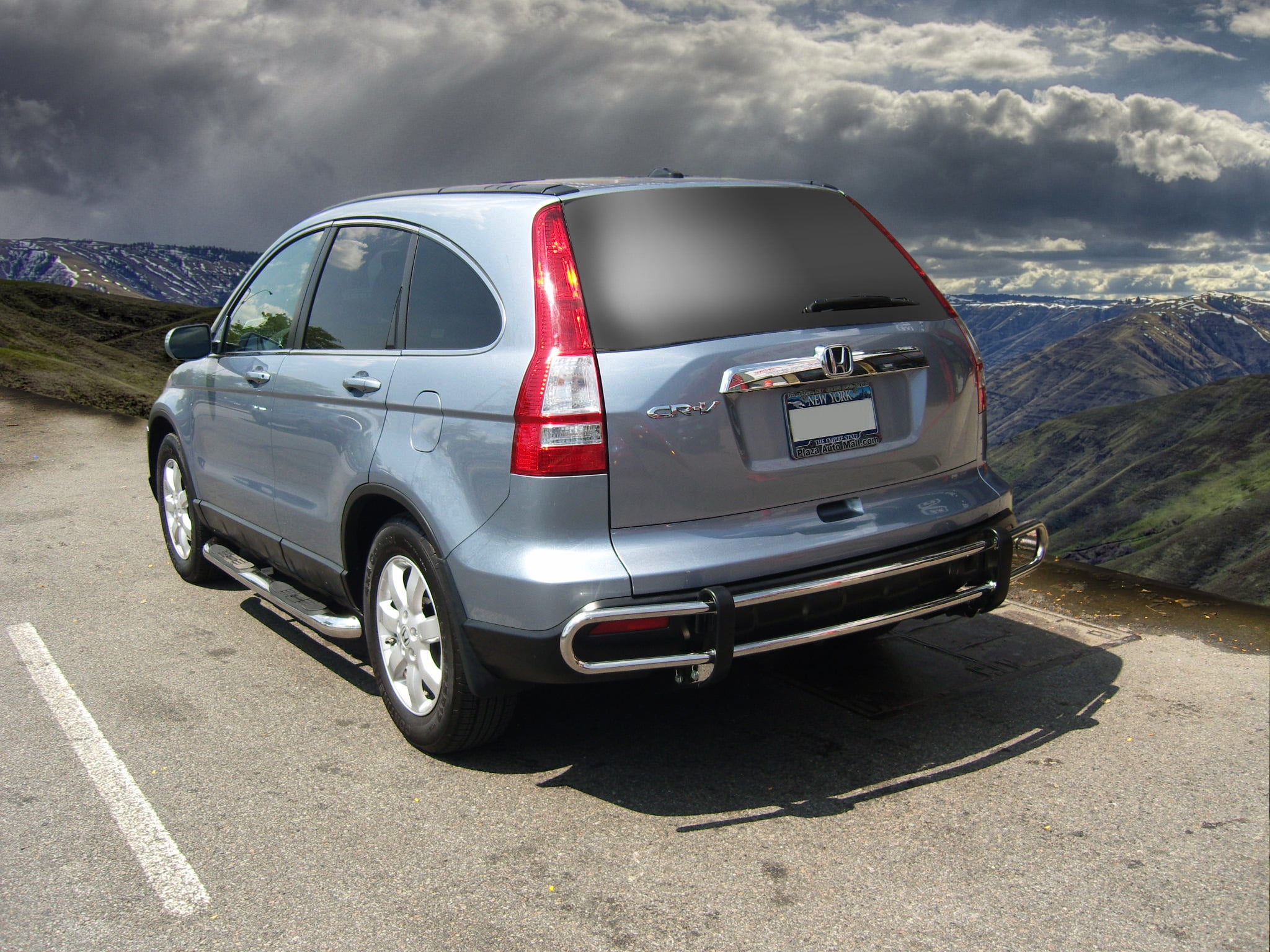 Black Horse Rear Bumper Guard 8B0520DSS For 12-16 Honda CRV Stainless ...