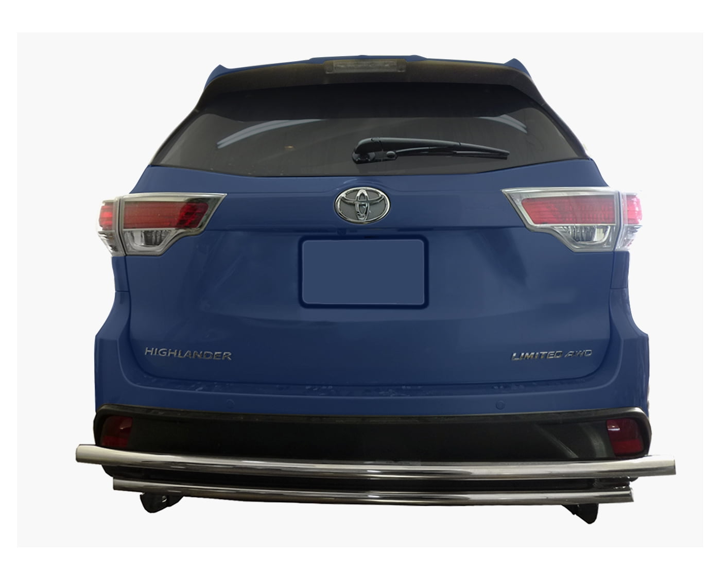 Black Horse Rear Bumper Guard 8D091020SS-DL For 14-19 Toyota Highlander ...