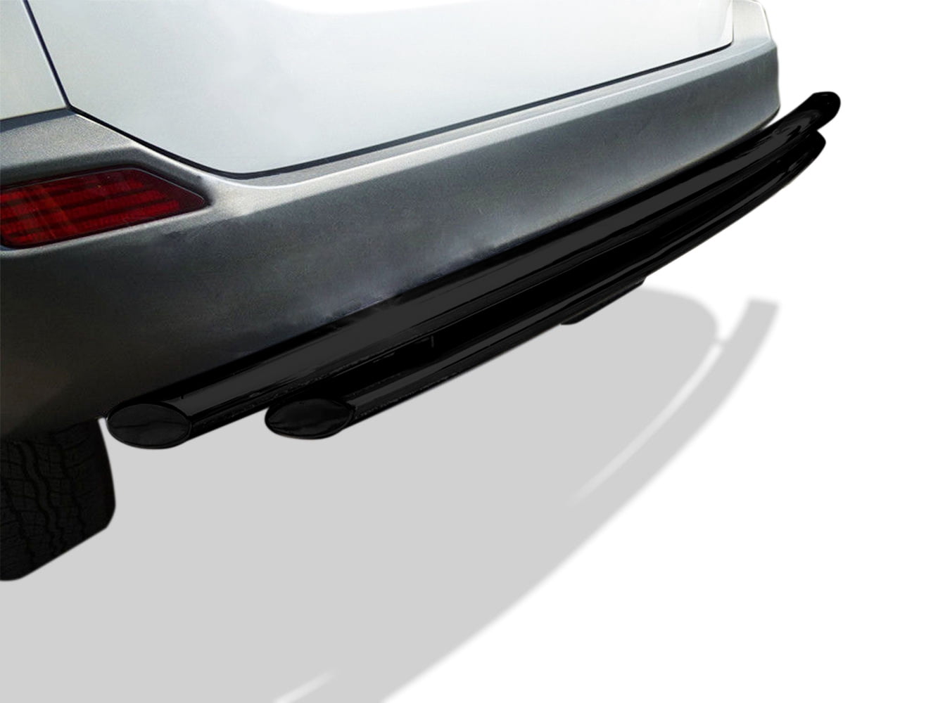 Black Horse Rear Bumper Guard CRDL-FOF203B For 15-18 Ford Edge Black ...