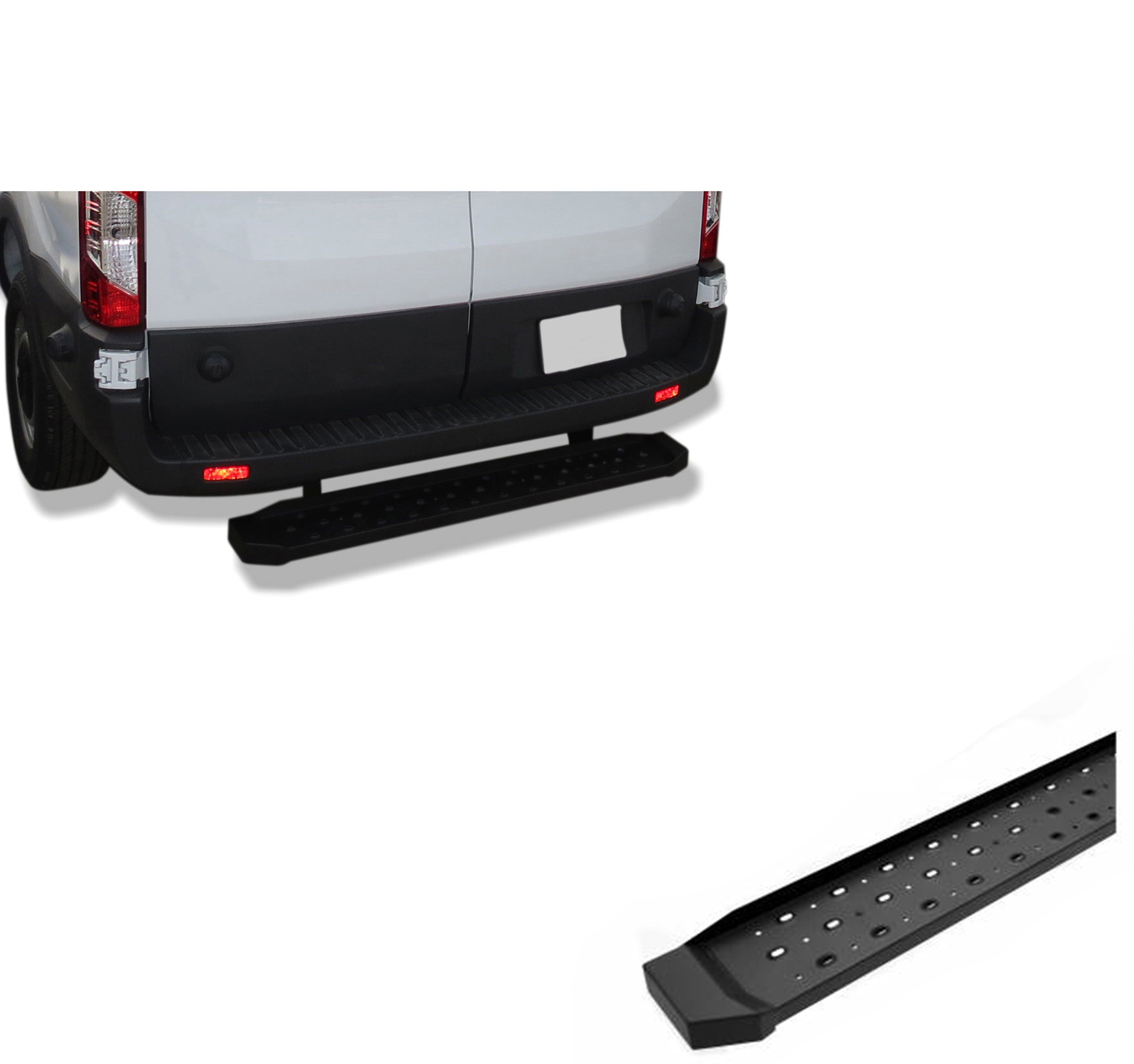 Black Horse Spartan Rear Step Board Black Compatible with 2016-2023 ...