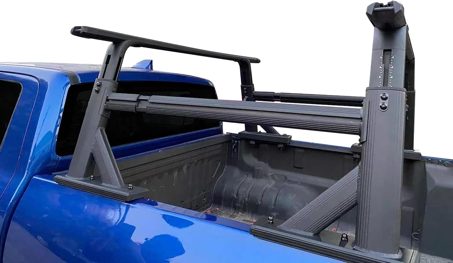 Black Horse Spike Adjustable Bed Rack Black Compatible with 2005-2024 ...