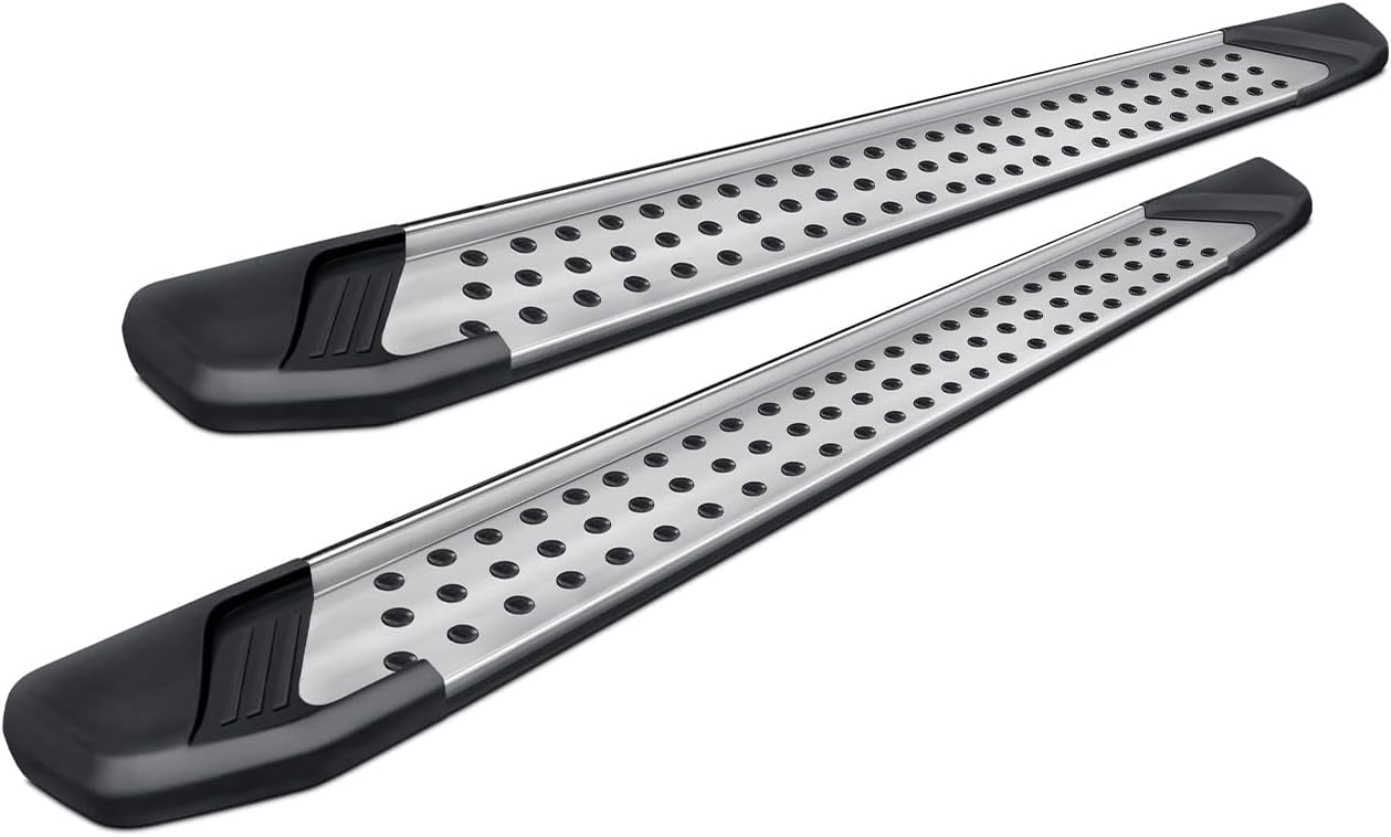 Black Horse Vortex Running Boards Aluminum Compatible with 2009-2018 ...