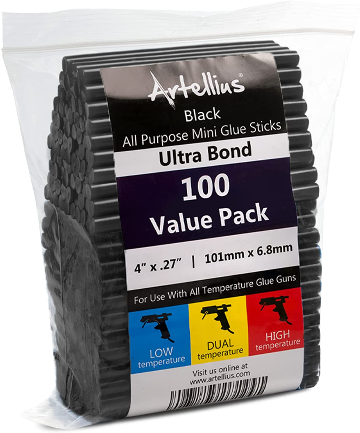 AdTech Mini Low Temp Hot Glue Gun with Glue Sticks, Combo Pack ...