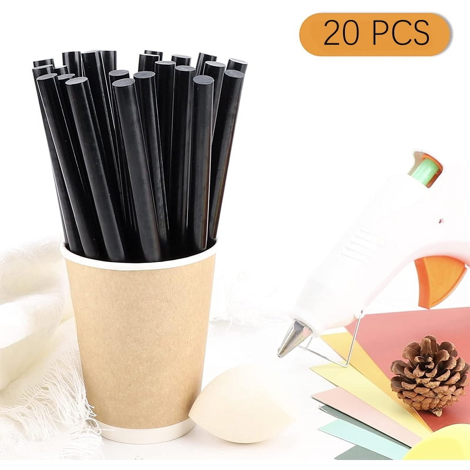 Black Hot Glue Gun Sticks – Full size hot glue sticks. All purpose glue ...