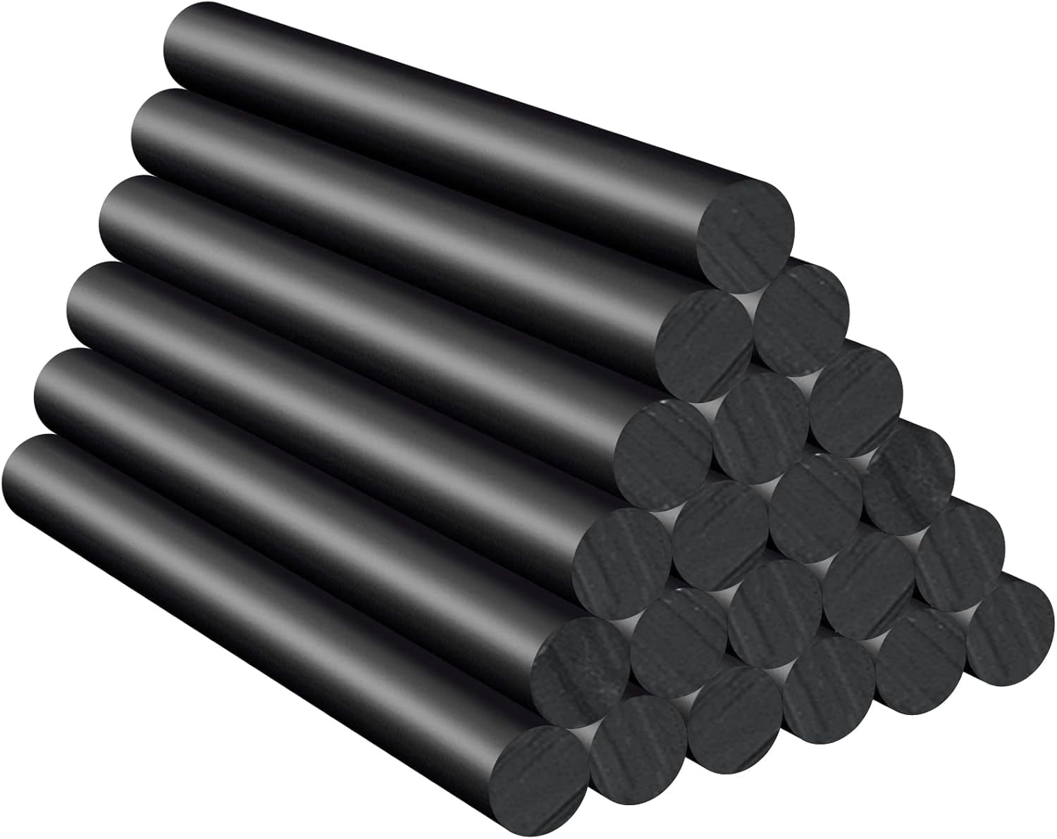 Black Hot Glue Sticks Full Size, 24 PCS 4" Long x 0.43" Dia Hot Melt ...