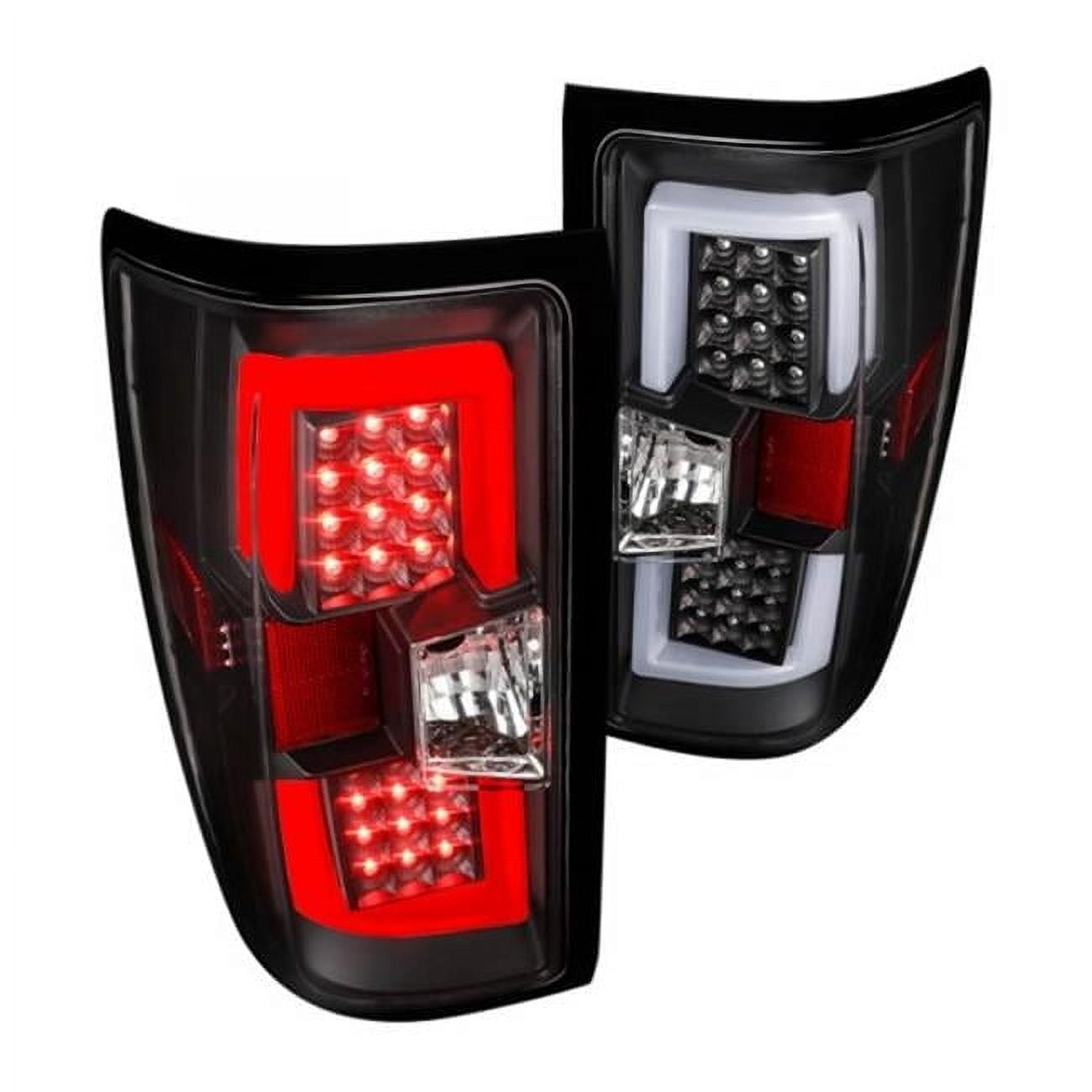 Black Housing with Clear Lens LED Tail Lights for 2014-2017 Chevy ...