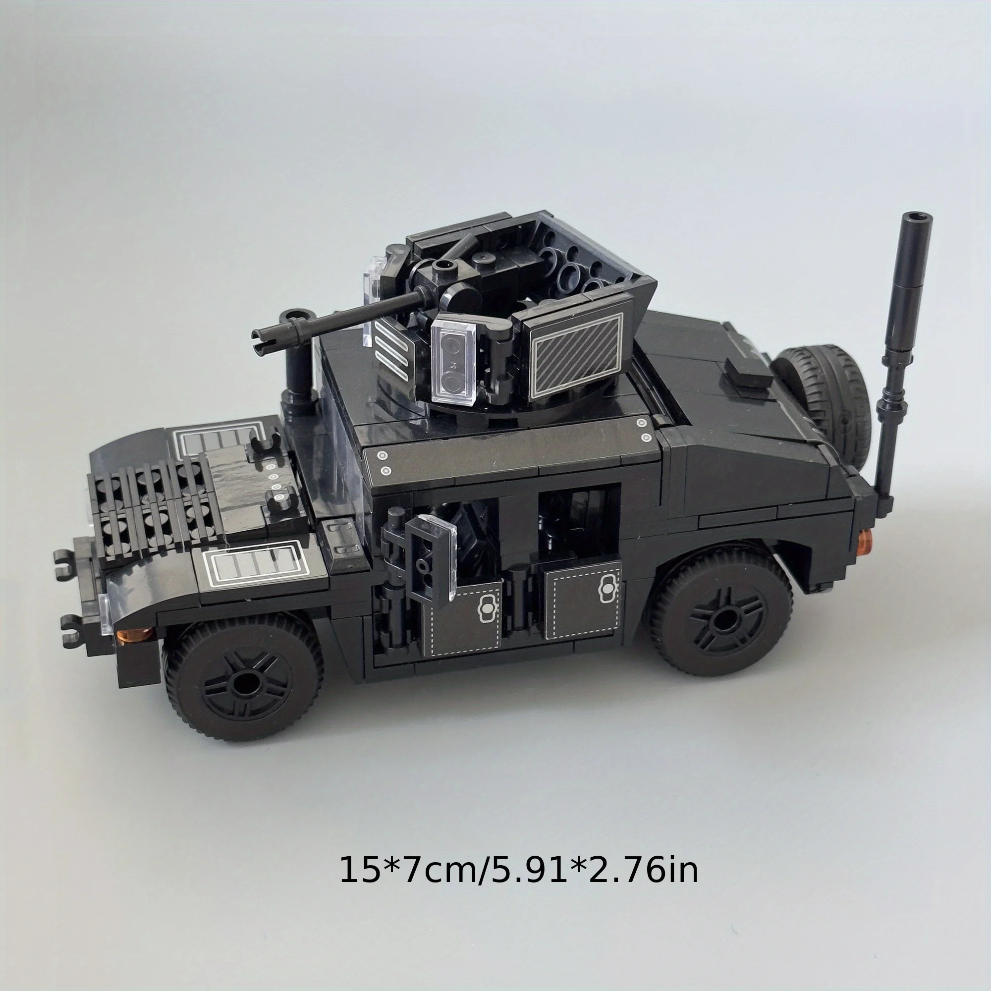 Black Hummer 2 Assembly Model Puzzle Assembly Building Blocks Toy Gift ...