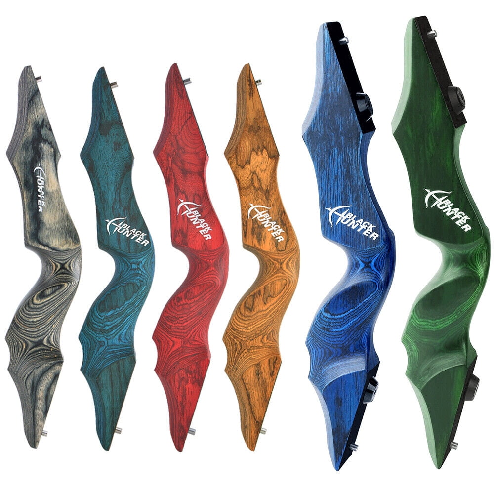 Black Hunter Bow Riser LH RH Hunting Takedown Recurve Bow Riser ...