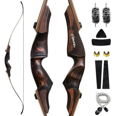 Black Hunter Bow Riser LH RH Hunting Takedown Recurve Bow Riser ...