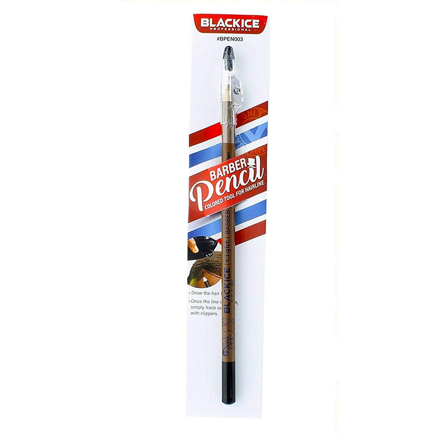 Black Ice Barber Pencil Edge Tan Brown Colored Tool For Hairline ...