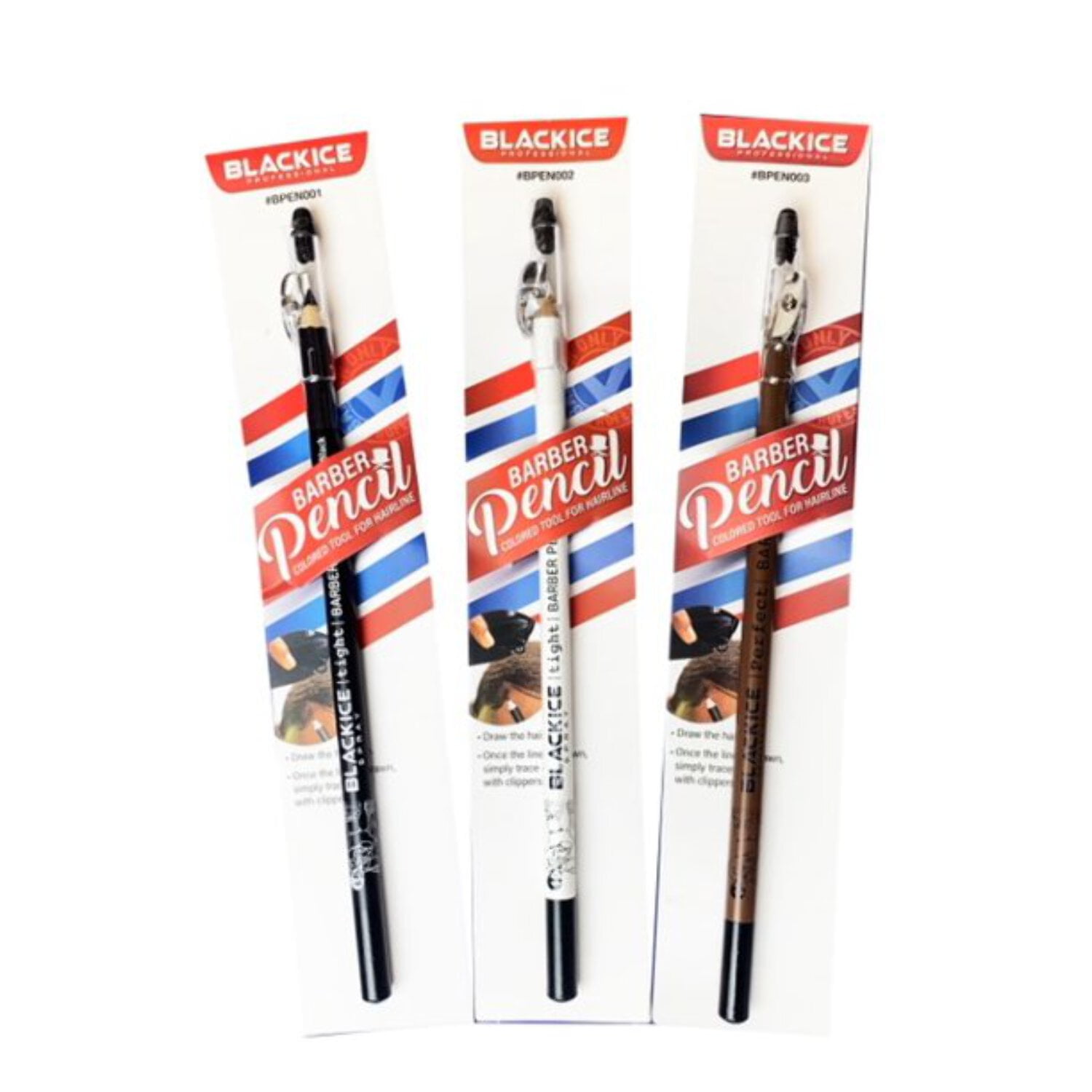 Black Ice Barber Pencil Set Beauty Supply Products - Walmart.com