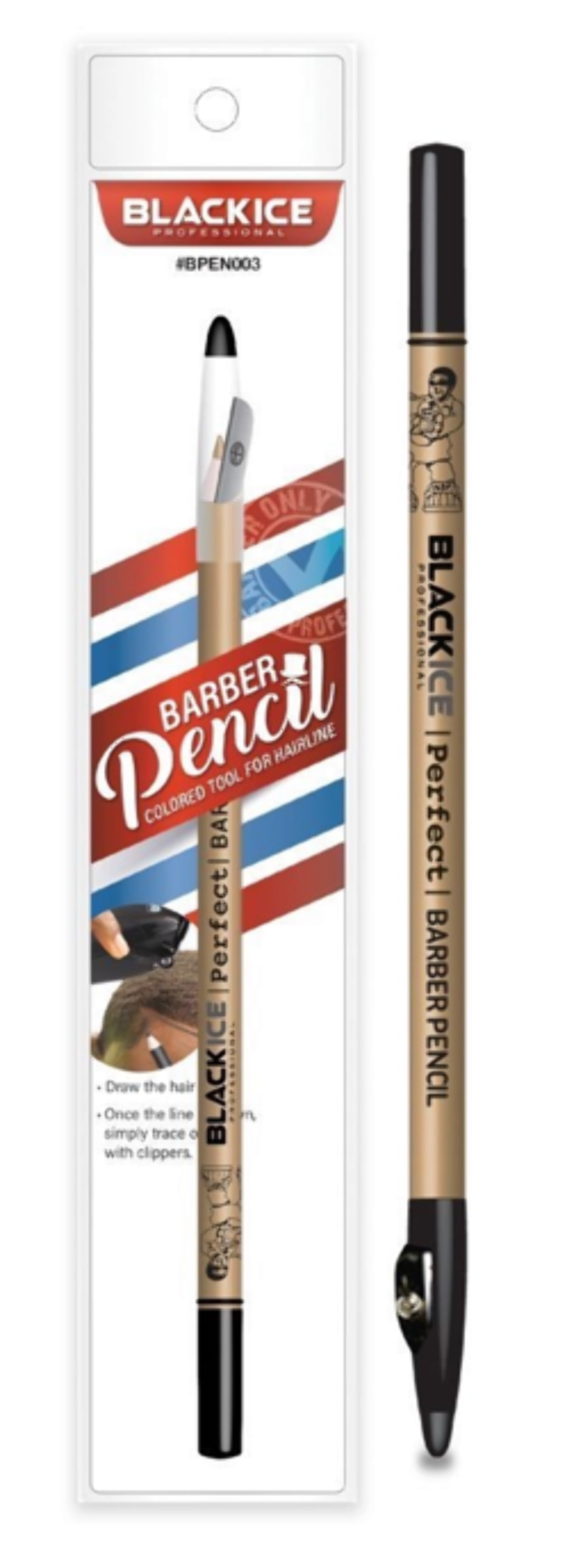Black Ice Barber Pencil - Walmart.com