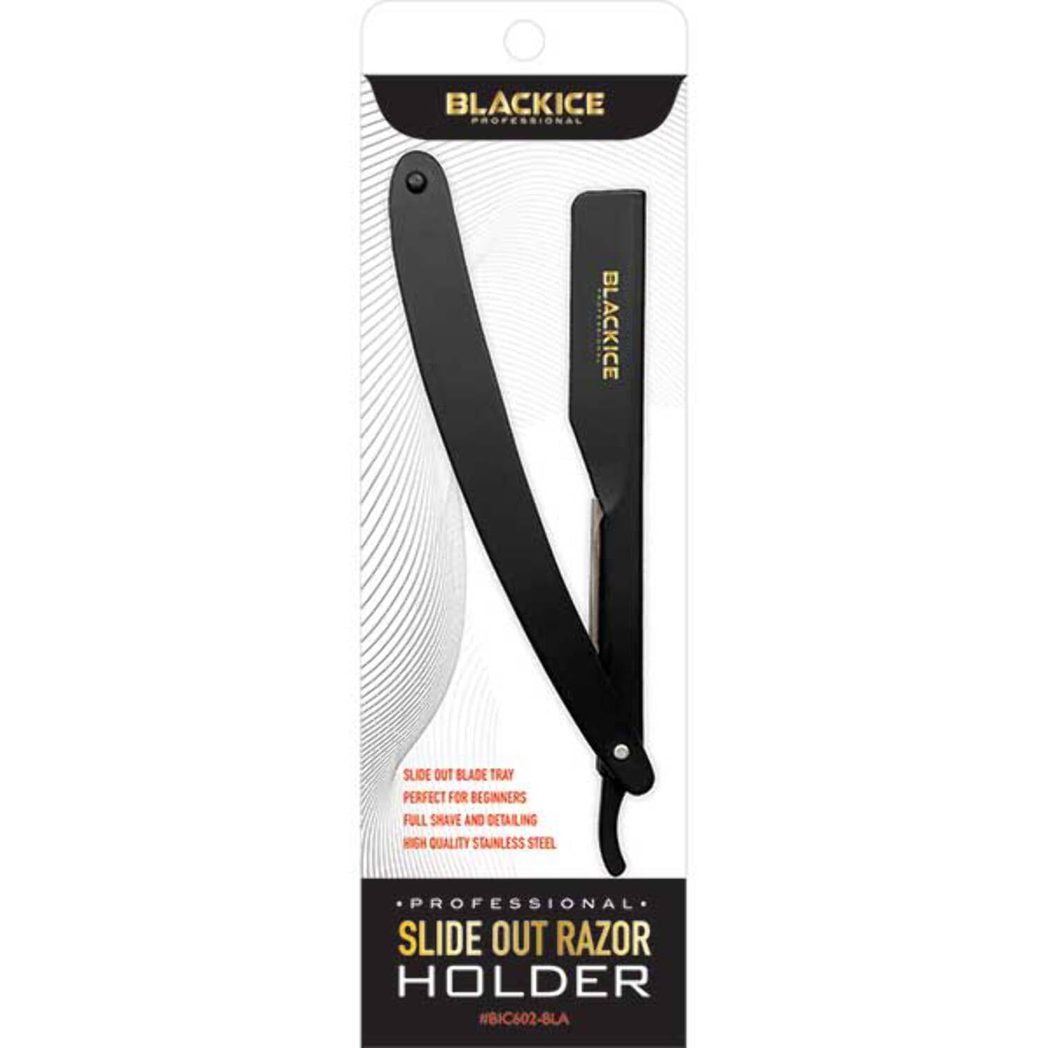 Black Ice Professional Slide Out Razor Holder - Black - Walmart.com