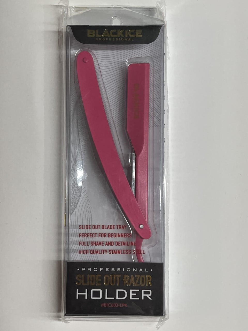 Black Ice Professional Slide Out Razor Holder - Light Pink - Walmart.com