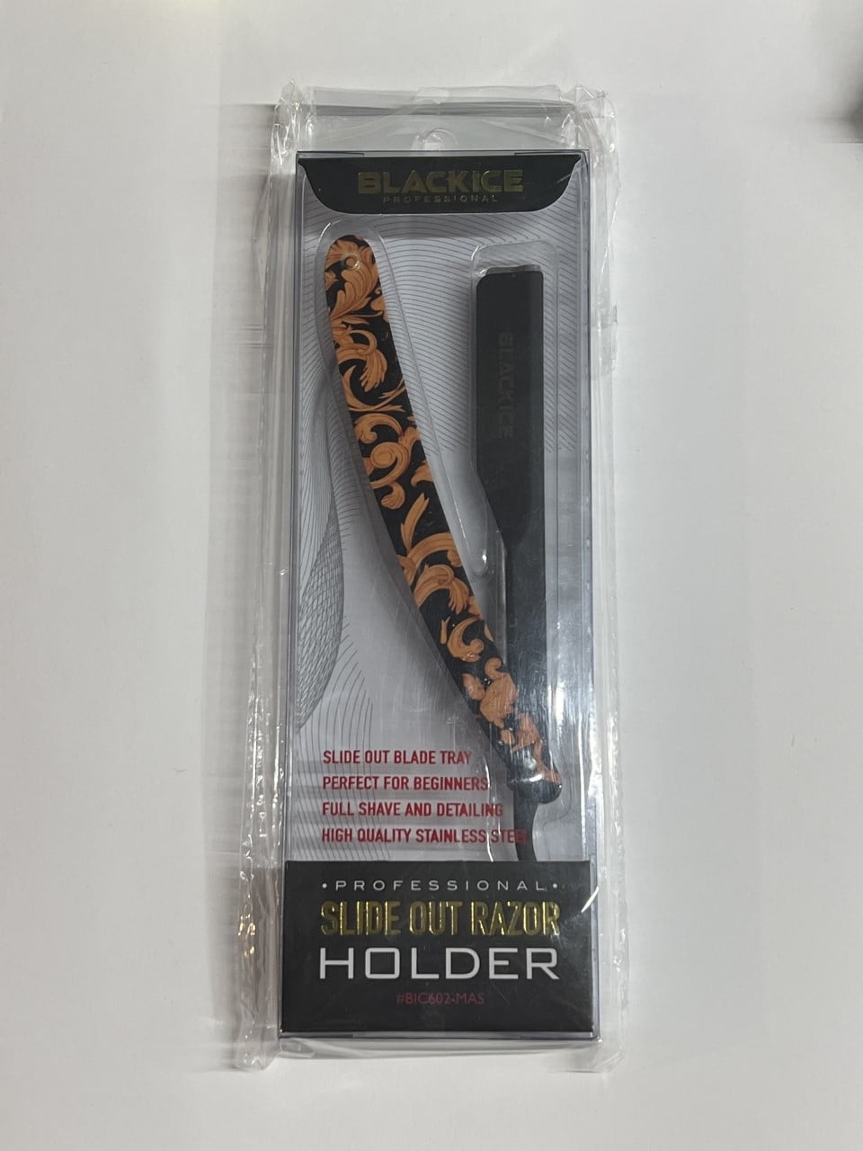 Black Ice Professional Slide Out Razor Holder - Masterpiece - Walmart.com