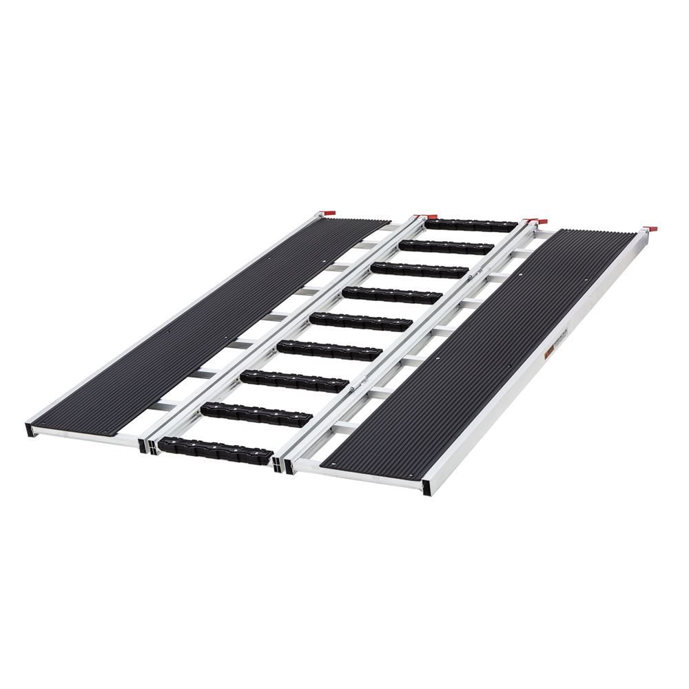 Black Ice 6' 5in x 54in Aluminum Folding Snowmobile Ramp, Loading ...
