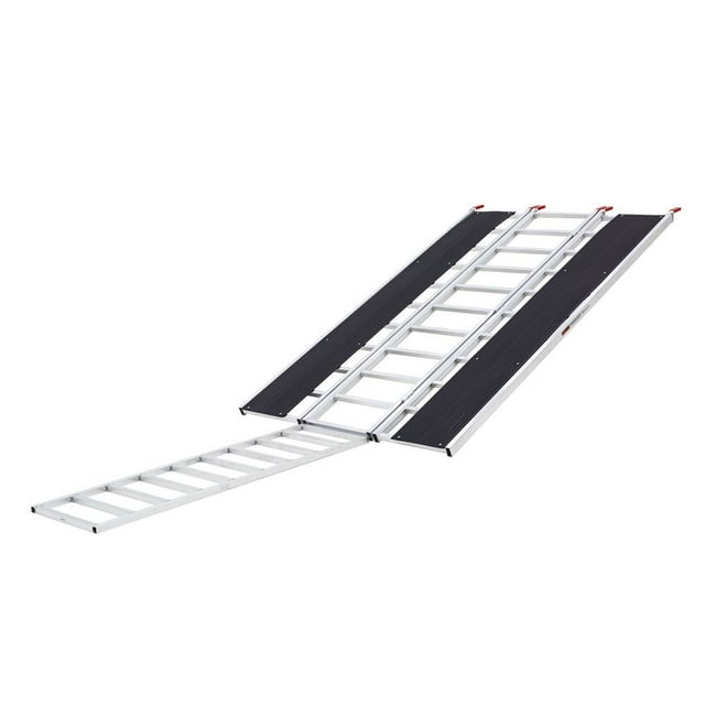 Black Ice SNO-9454-HDXW-EXT 7' 10in x 54in Folding Snowmobile Ramp ...