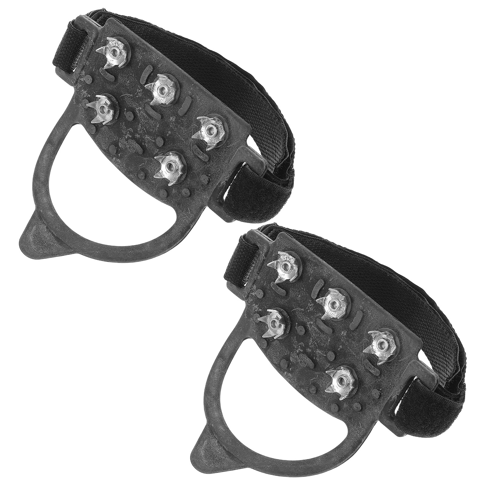 Black Ice Shoes Grippers with High Strength Spikes for Boots Quick ...