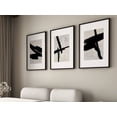 Black Ink Beige Wall Art Prints Abstract Art Minimalist Poster Neutral ...