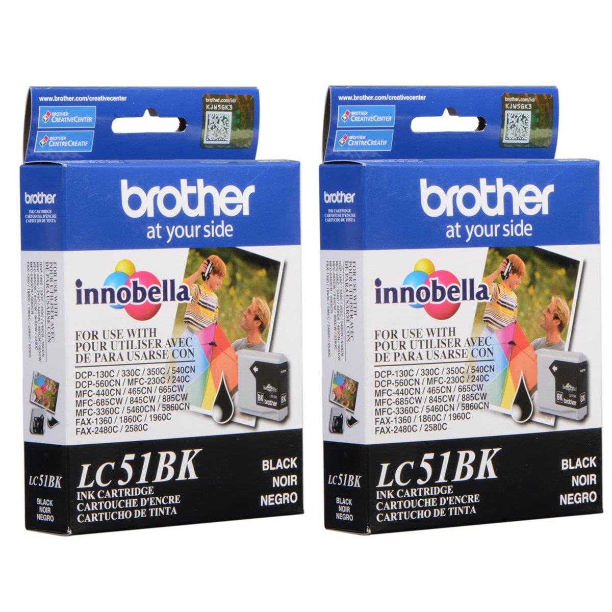 Brother Black Ink Cartridge for Many Inkjet Office Machines, 500 Page ...