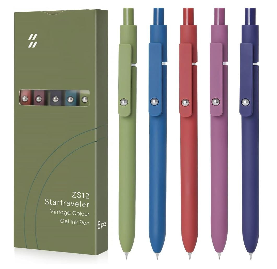 Black Ink Gel Pens - Quick Dry 0.5mm for Smooth Writing - Walmart.com