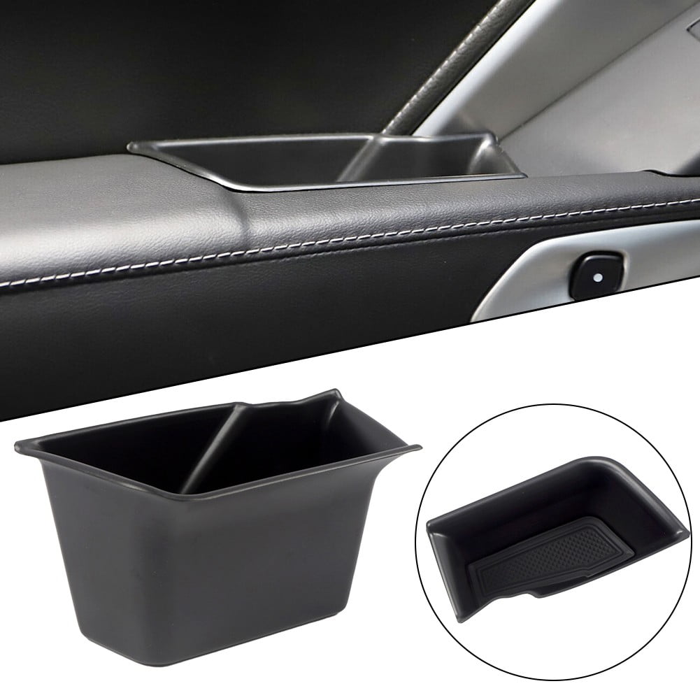 Black Inner Door Armrest Storage Box Trim for Corvette C7 2014-2019 ...