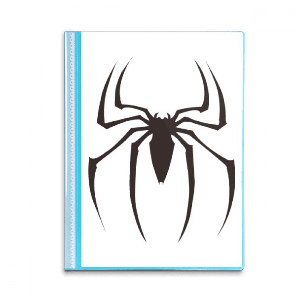 Black Insect Spider Illustration Pattern Book Sheet Protectors ...