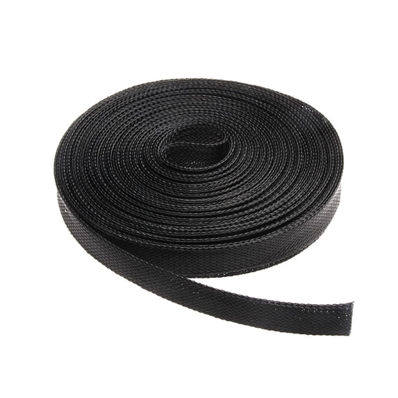 Black Insulated Sleeving Tight PET Wire Cable Protection Expandable ...