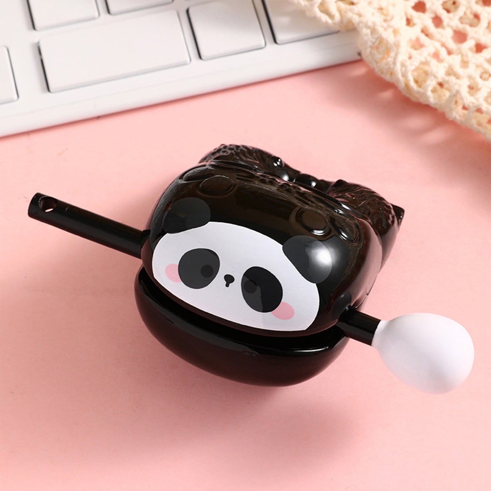 Black Interactive Desk Pet Stress Relief Toy Safe Amusing Device For ...