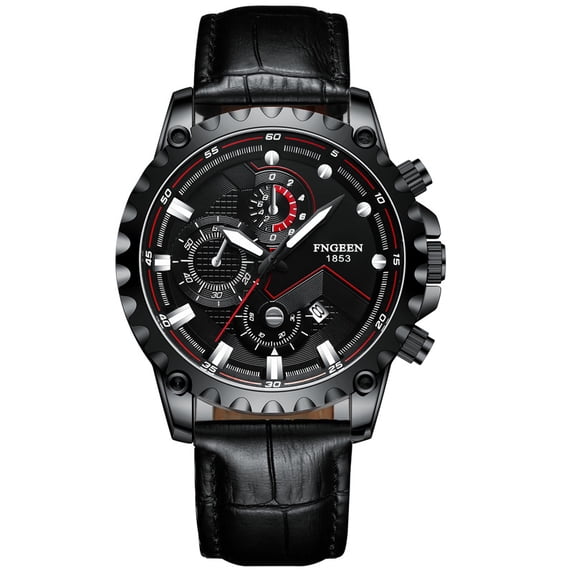 Black Internet celebrity waterproof sports fashion trend stainless ...