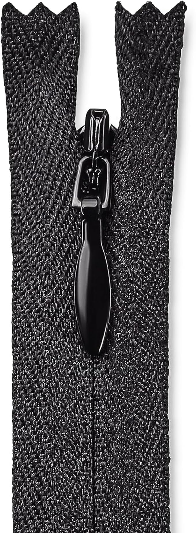 Black Invisible Zipper – 10 Inch Non-Separating Nylon Heavy-Duty Hidden ...