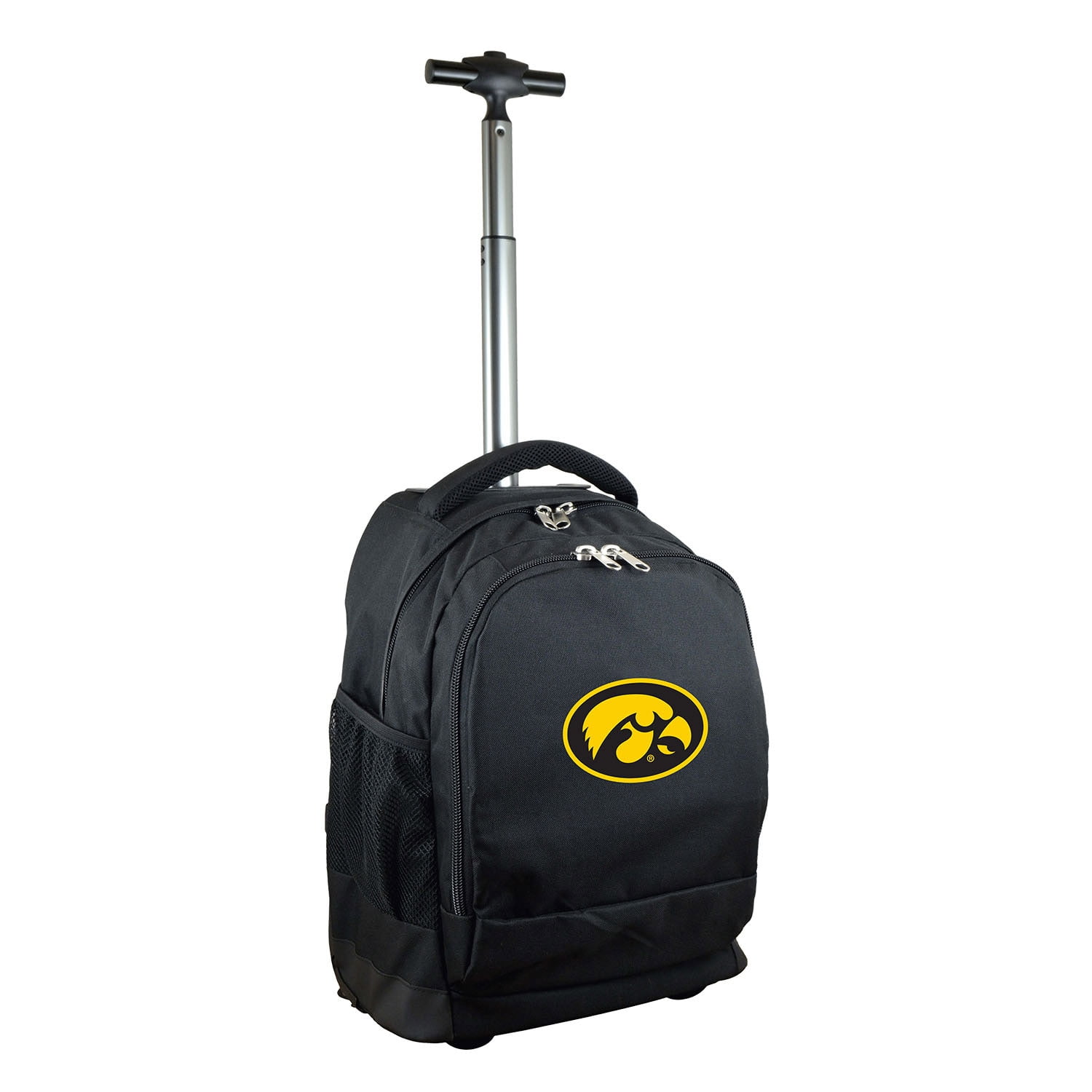 Black Iowa Hawkeyes 19'' Premium Wheeled Backpack - Walmart.com