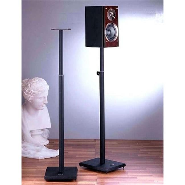Black Iron Cast Bas Adjustable Speaker Stand - Walmart.com