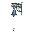 Black Iron Double Sided Welcome Sign Hanging Plaque For Door Wall Porch ...