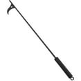 Black Iron Fireplace Poker, 40-inch Heavy-Duty Fire tongs with Heat ...